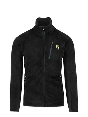 KARPOS Textured Zip-up Fleece Sweatshirt - Black