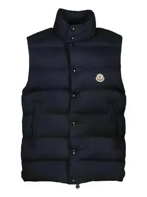 Moncler Quilted Sleeveless Gilet - Blue