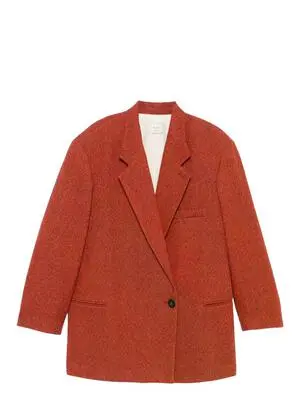 ALYSI Single-Button Wool Coat