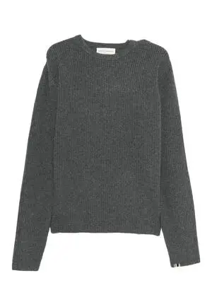 EXTREME CASHMERE X N°356 You Ribbed Cashmere Sweater - Grey