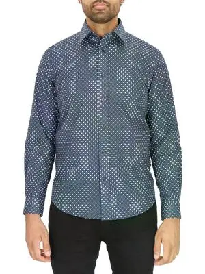 Scotch & Soda Diamond-pattern Shirt - Blue