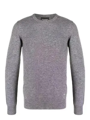 Emporio Armani Fine-knit Cashmere Jumper - Grey