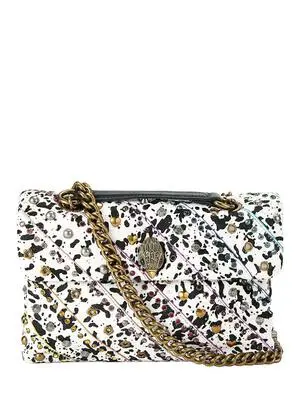Kurt Geiger Kensington Patchwork Shoulder Bag - Open White