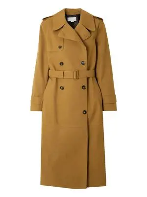Stella McCartney Oversized Double-breasted Belted Trench Coat - Brown