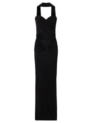 ILKYAZ OZEL The New Arrivals Samsara Strapless Sweetheart Gown - Black