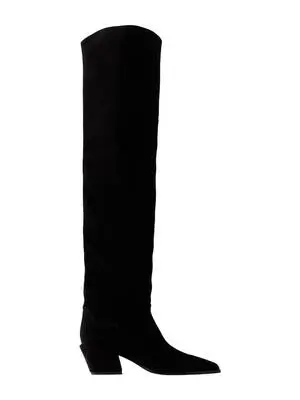 Paris Texas Bettina Over-the-knee Boots - Black
