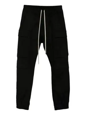 Rick Owens Drawstring Cargo Trousers - Black
