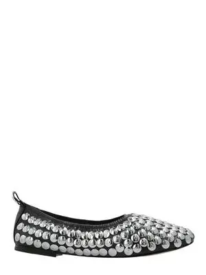 Tory Burch Studded Ballerina Flats - Black