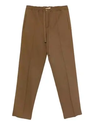 Valentino Garavani Drawstring-waist Trousers - Brown