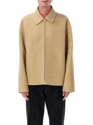 JIL SANDER Wool Jacket - Cereal
