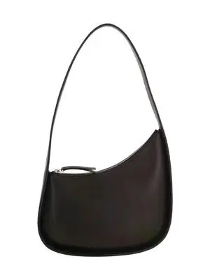 THE ROW Crescent Zip Shoulder Bag - Black