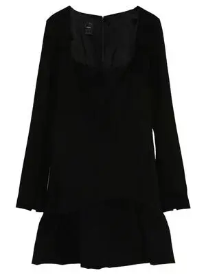 Pinko Square-neck Mini Dress - Black