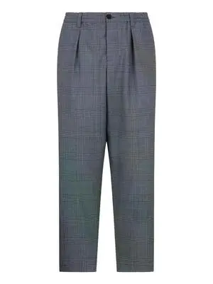 MARNI Checked Pleated Trousers