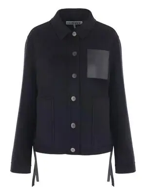 Loewe Button-fastening Multi-pocket Jacket - Black