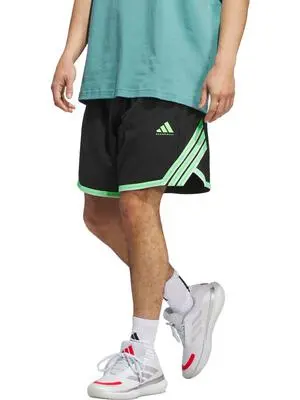 Adidas Crazy Lite Shorts - Black / Lime Burst