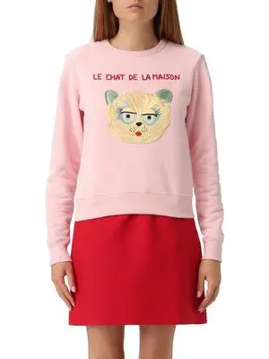 Valentino Garavani Embroidered Cat Sweatshirt - Pink