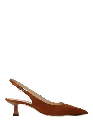 STUART WEITZMAN Slingback Pumps - Leather