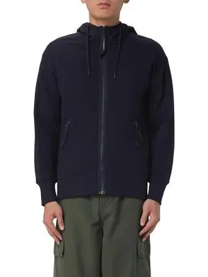 C.P. COMPANY C.P. Company Zip-Up Hooded Sweatshirt Blue