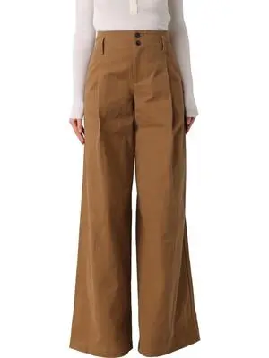 Chloé Chloé High-Waisted Wide-Leg Trousers Brown