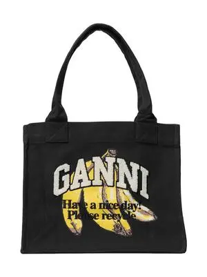 GANNI Tote Bag - Black