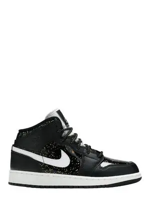 JORDAN 1 Mid Se Gs Glitter - Black