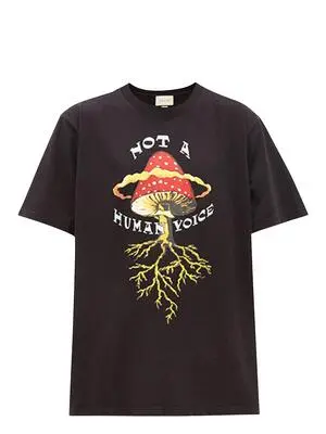 Gucci Not A Human Voice T-shirt - Black