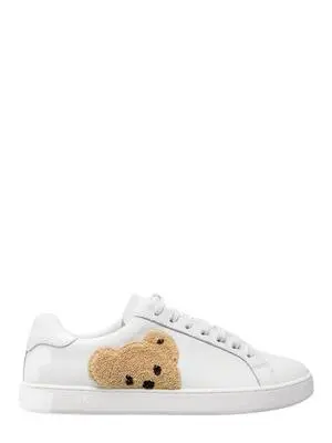 Palm Angels New Tennis Teddy Bear Sneakers - White