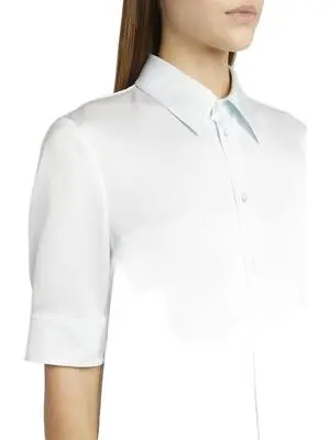 JIL SANDER Fitted Button-down Shirt - Sky