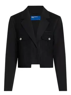 Karl Lagerfeld Utility Blazer - Black