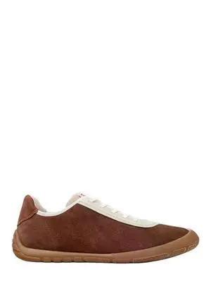 Camper Peu Path Suede-panel Sneakers - Brown