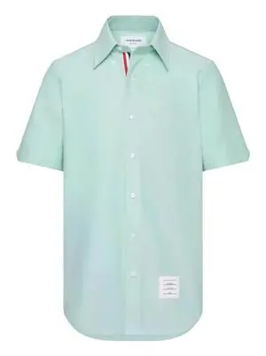 Thom Browne Patch-pocket Short-sleeve Shirt - Green