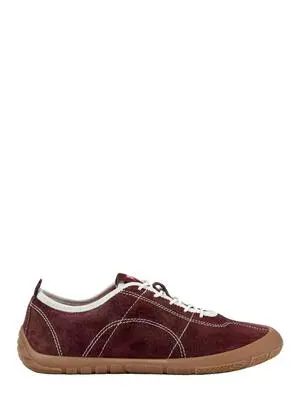 Camper Peu Path Suede Leather Sneakers Red