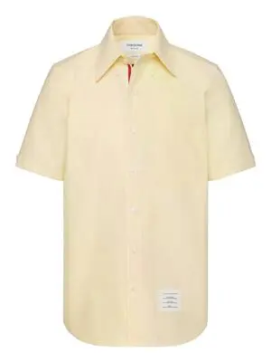 Thom Browne Patch-pocket Short-sleeve Shirt - Yellow