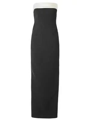 THE NEW ARRIVALS ILKYAZ OZEL Rhea Strapless Gown - Black