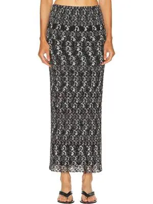 Missoni Long Skirt - Dark Brown & Black