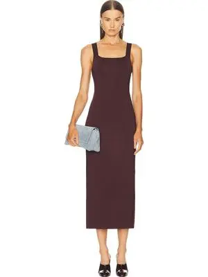 Khaite Dixi Midi Dress - Almandine