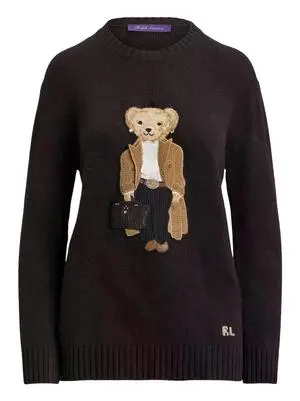 Ralph Lauren Polo Bear Cashmere Sweater - Brown