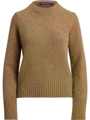 Ralph Lauren Donegal Speckled Cashmere Sweater - Brown