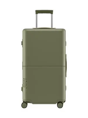 JULY Checked Trunk - Olive