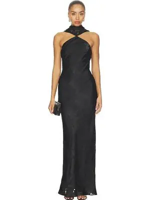 Amanda Uprichard Amanda Uprichard Ashton Maxi Dress Black