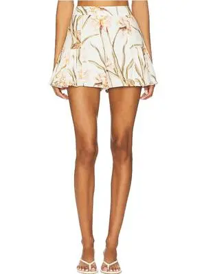 PatBO Botanic Retro Short - Off White