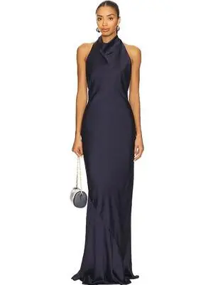 Milly Penelope Halter Neck Cady Dress In Summer Coral - 25% Off |  Editorialist