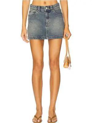 Abrand Denim 95 A Line Skirt - Lindsey