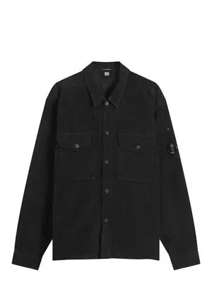 C.P. COMPANY Corduroy Overshirt - Black
