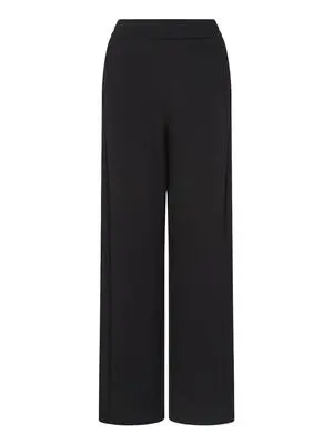 Emporio Armani Tonal-stitching Trousers - Black