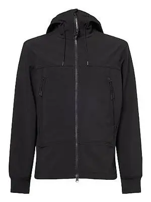 C.P. COMPANY Goggle-hood Stretch-woven Jacket - Black
