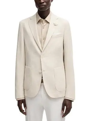 BOSS Hanry Slim Fit Sport Coat - Open White