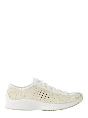 Nike Air Superfly Leather And Suede Sneakers Yellow