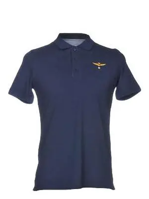 AERONAUTICA MILITARE Polo Shirt Slate Size Cotton - Blue