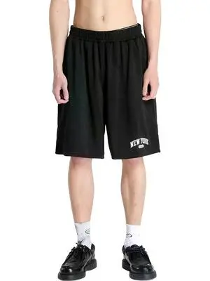 AWAKE NY Mesh-panel Basketball Shorts - Black